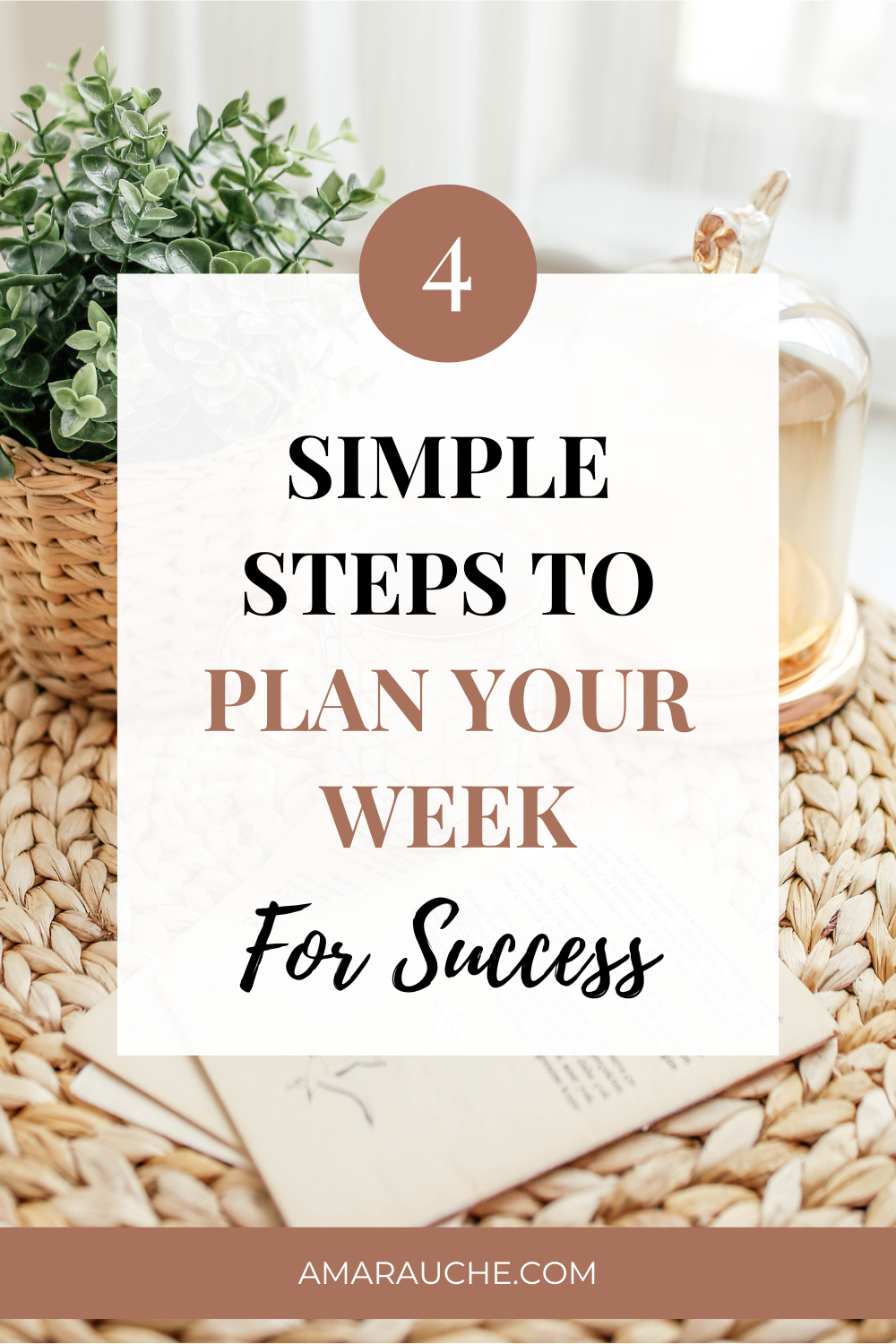 How To Plan Your Week Ahead Of Time - Amara Uche