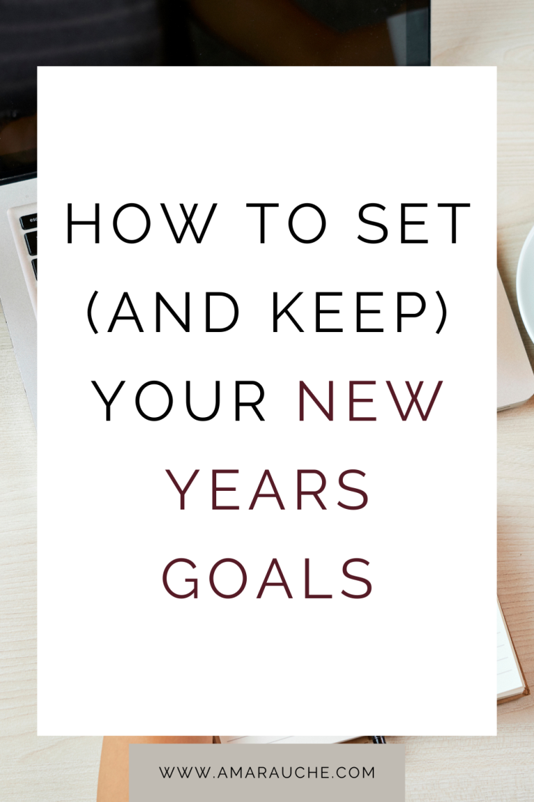 How To Set New Year Goals (Not Resolutions) That You'll Actually Keep ...